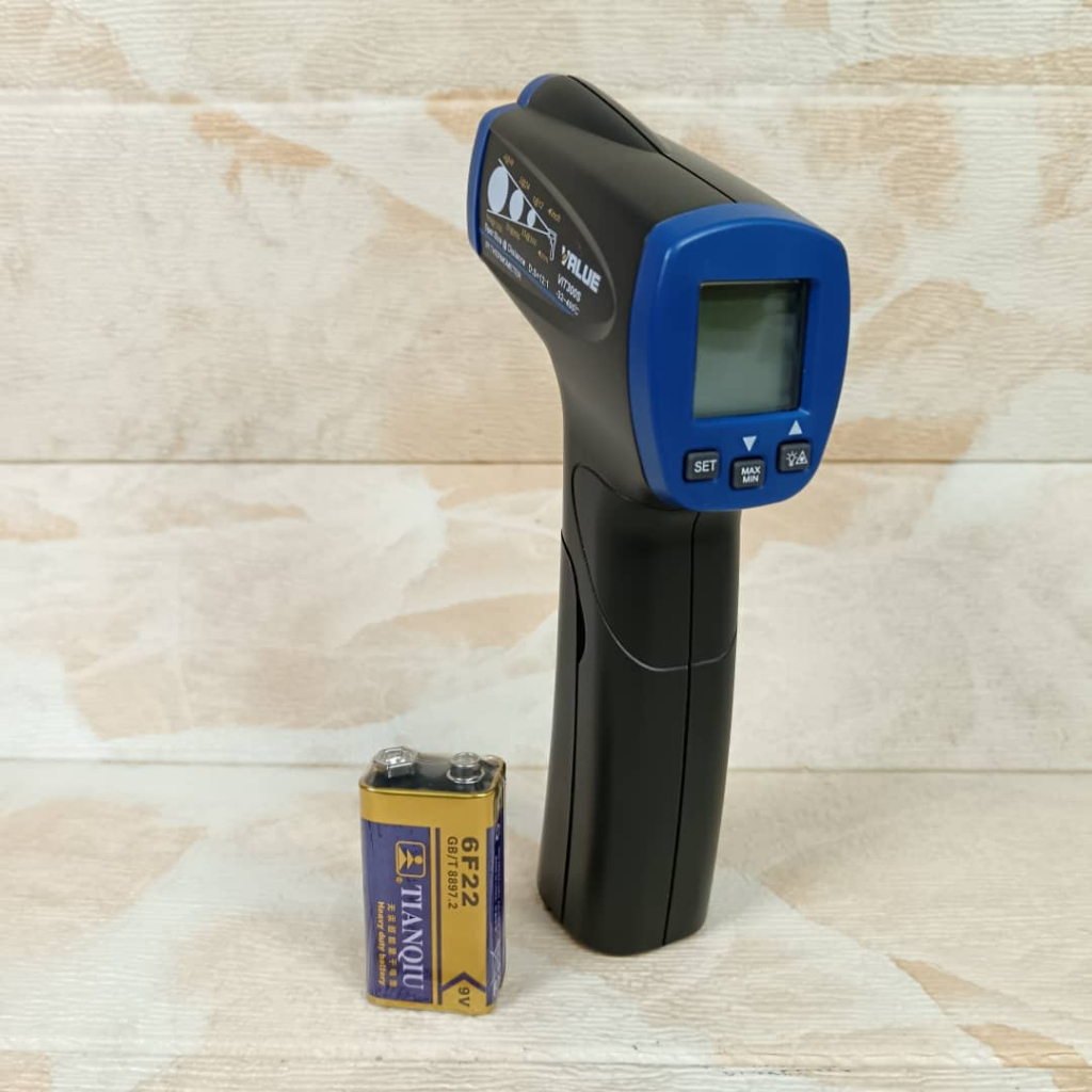 VALUE VIT300S INFRARED THERMOMETER LASER DIGITAL (BATERY 9V) NON ...