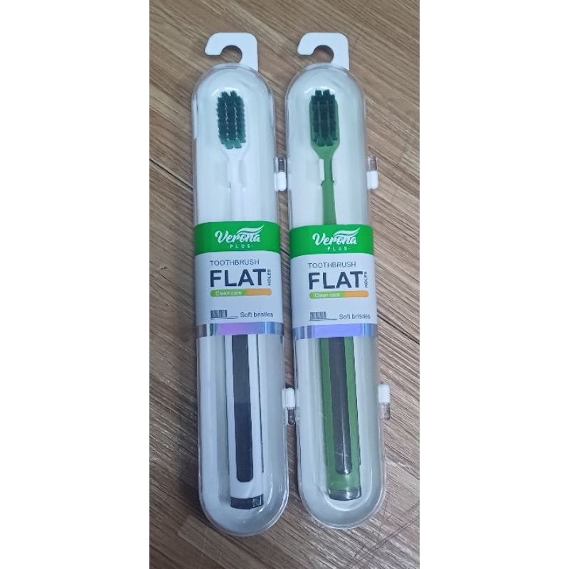 VERONA plus flat holes toothbrush soft bristles | Shopee Malaysia