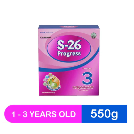 S26 Progress step 3 (1-3 year old) 550G | Shopee Malaysia