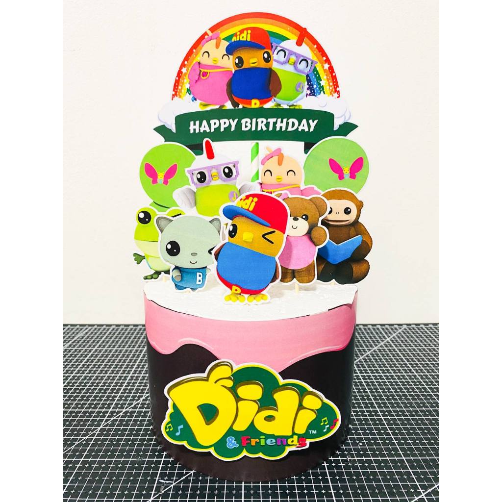 Didi & Friends Cake Topper (4 designs to choose!) | Shopee Malaysia