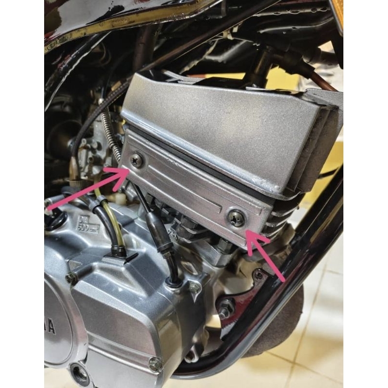 (16) SKRU BUNGA PANJANG COVER HEAD RXZ MILI CATALYZER 1PCS | Shopee ...