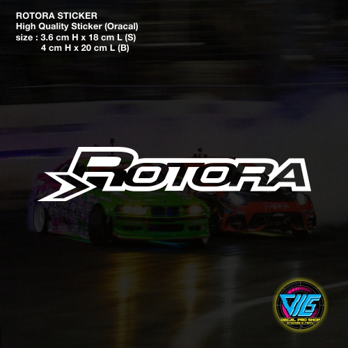 ROTORA Logo Sticker / Decal (High Quality Sticker) | Shopee Malaysia