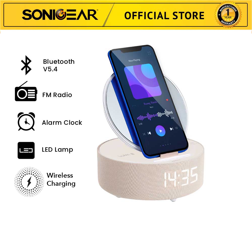 SonicGear Pandora Luma 2 Bluetooth Wireless Charging Portable Speaker ...