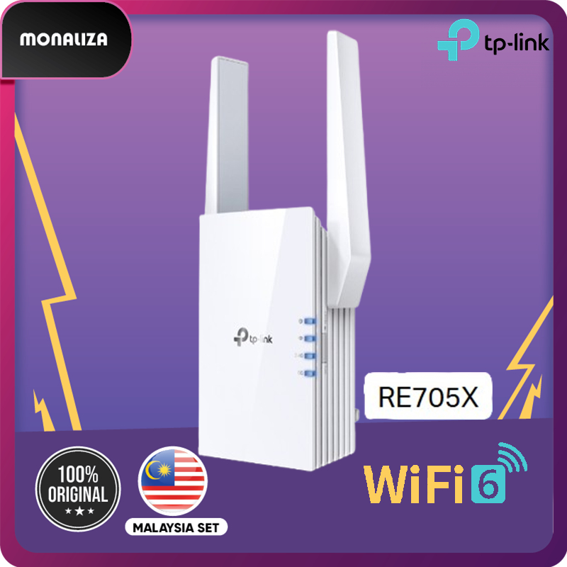 TP-Link Range Extender Dual Band RE705X AX3000 WiFi 6 | Shopee Malaysia