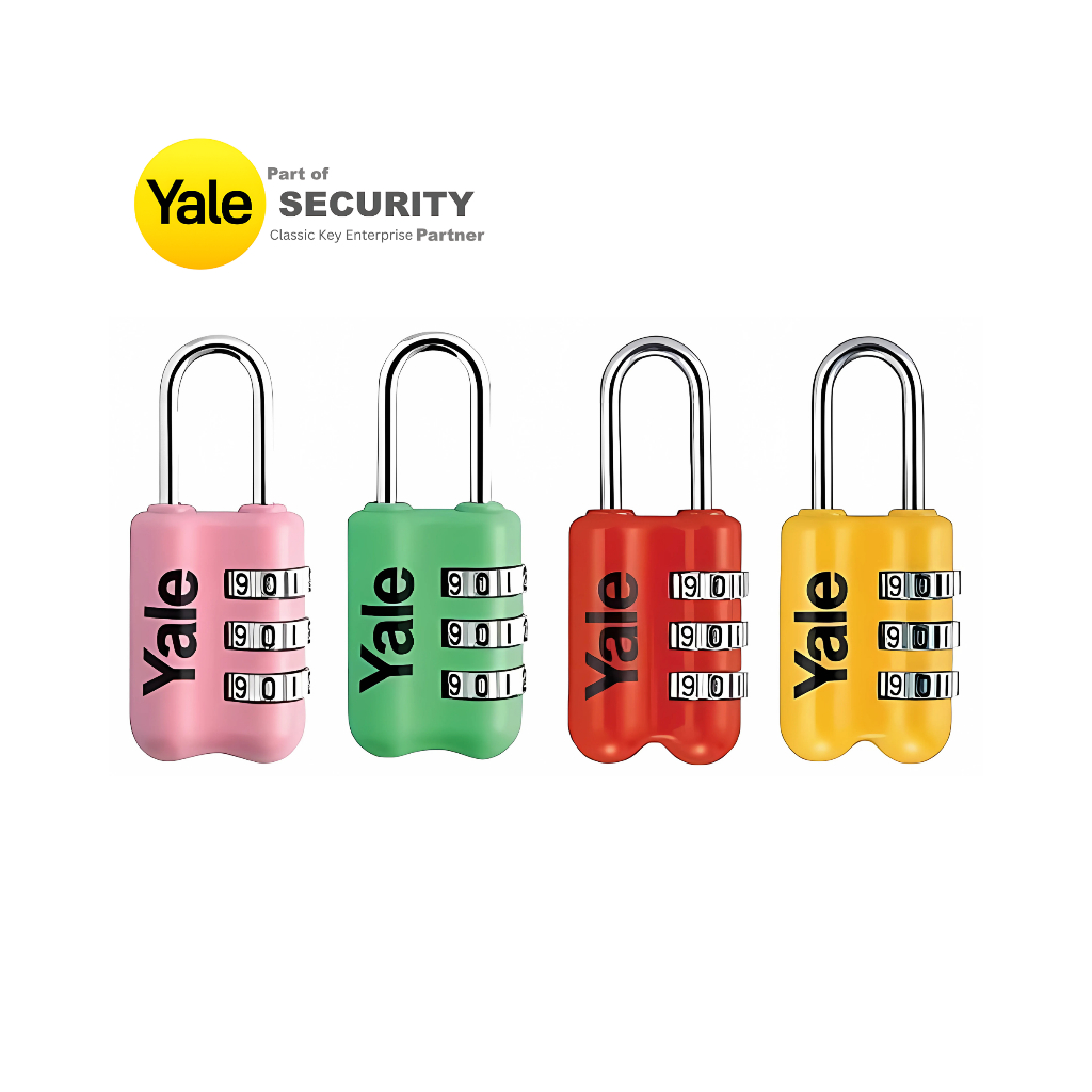 Yale Travel Luggage Lock 3 Digit Dial Password (Model YP2/23/128 ...