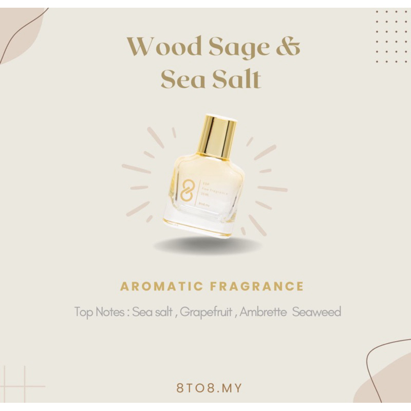 JM Wood Sage & Sea Salt 8TO8 Exclusive Inspired Perfume + Boleh custom ...