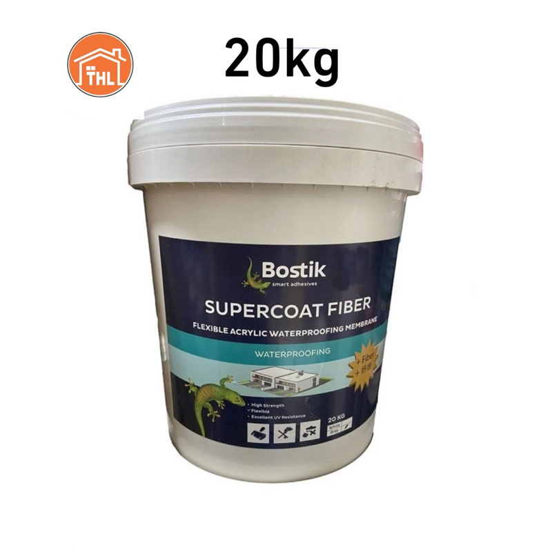 Bostik Supercoat Fiber Waterproofing 5kg / 20kg | Shopee Malaysia