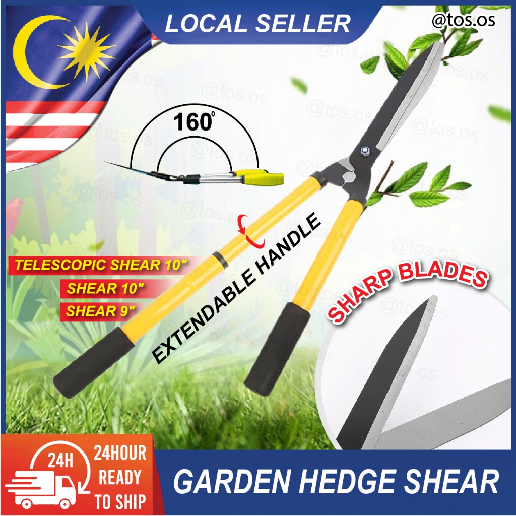 Garden Scissor Pruning & Lawn Trimming Sharp Hedge Shears Gardening ...