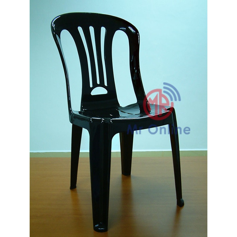 Plastic Black Side Chair/Anti Slip Plastic Chair/Dining Chair/Stackable ...