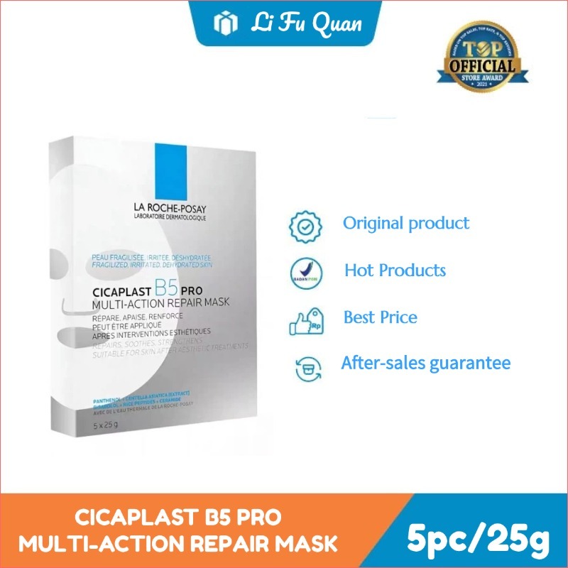 La Roche Posay Cicaplast B5 MASK Pro MULTI-ACTION REPAIR (5X25g ...
