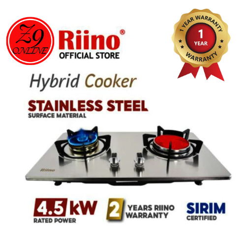 (READY STOK)Riino Build-IN / Tabletop 304 Stainless Steel Gas Stove ...