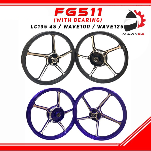 SPORT RIM FG511 511 YAMAHA Y15 Y15ZR LC135 4S WAVE100 WAVE125 EX5 DREAM ...