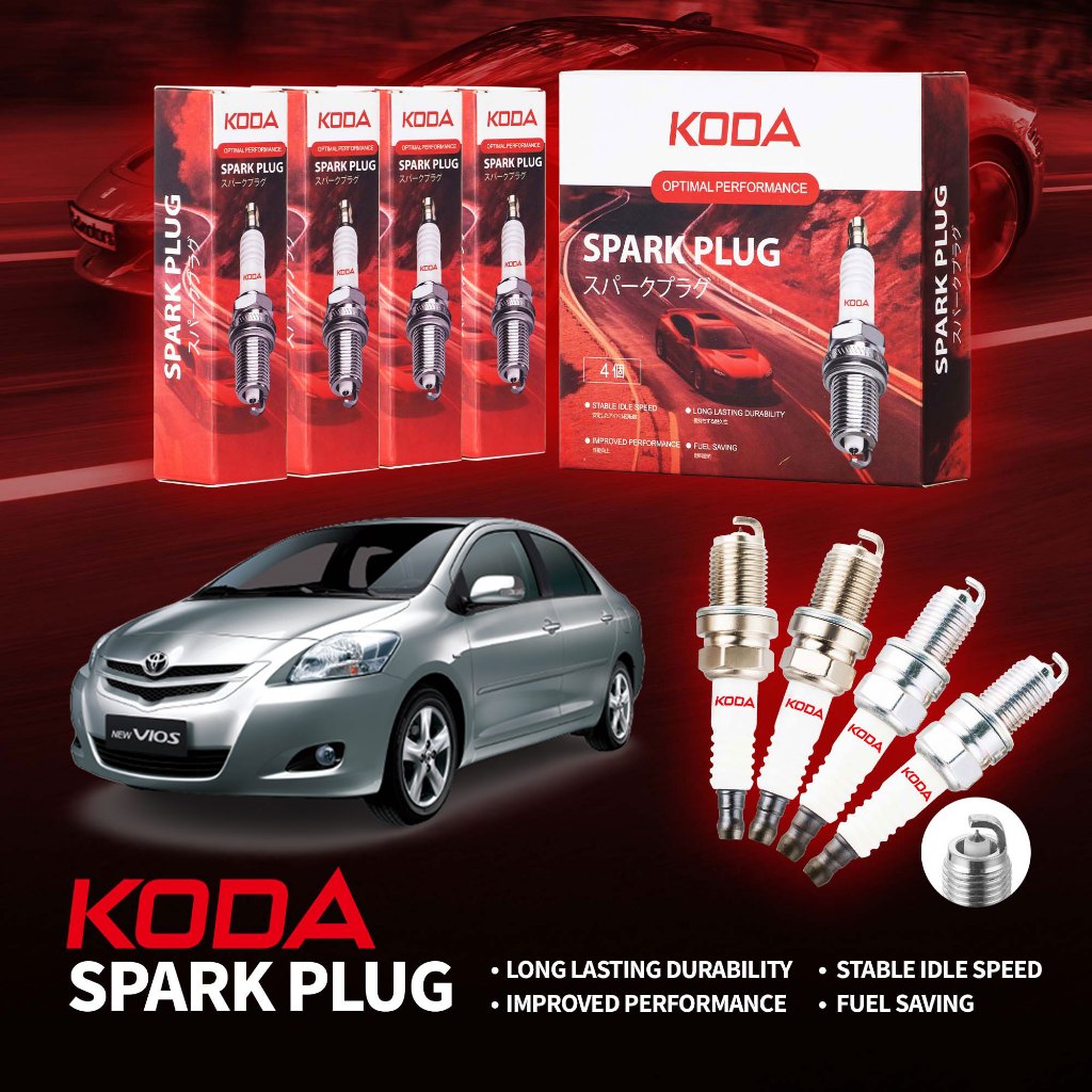 KODA Iridium Spark Plug Toyota Vios NCP93 1.5 1NZ-FE 2007-2013 BKR6EIX ...