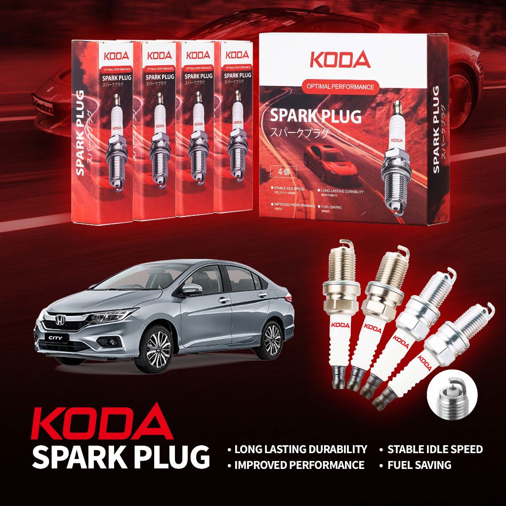 KODA Iridium Spark Plug Honda City GM6 T9A 1.5 L15 i-VTEC 2014-2020 ...