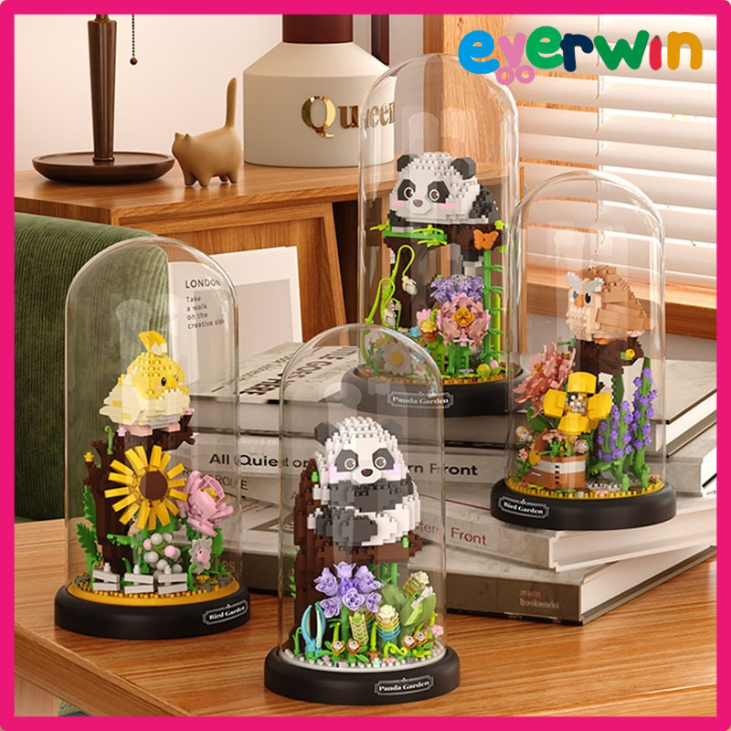 【EWW】DIY Panda | Owl Series Building Blocks Kids Toys Valentine Gift ...