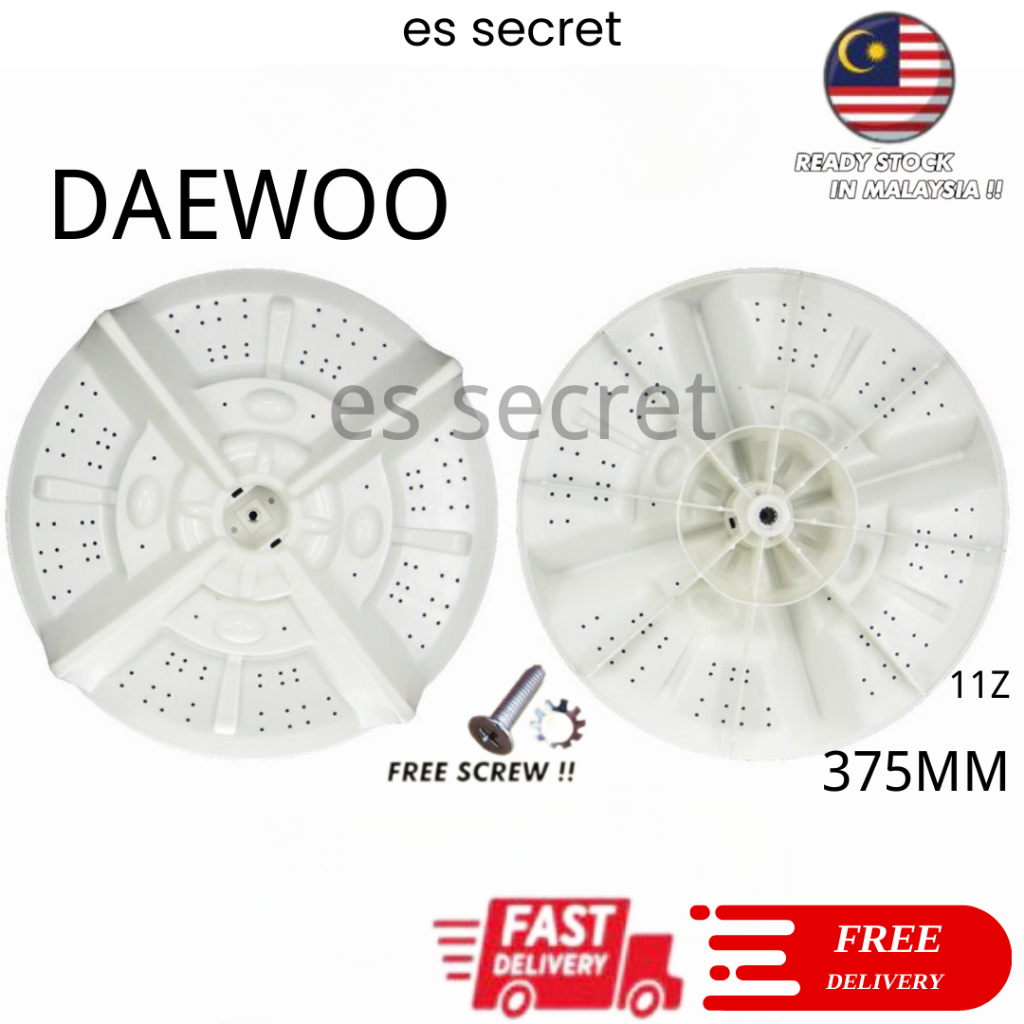 Daewoo / Singer WT5410 / Hitec Washing Machine Pulsator 375mm 11z ...