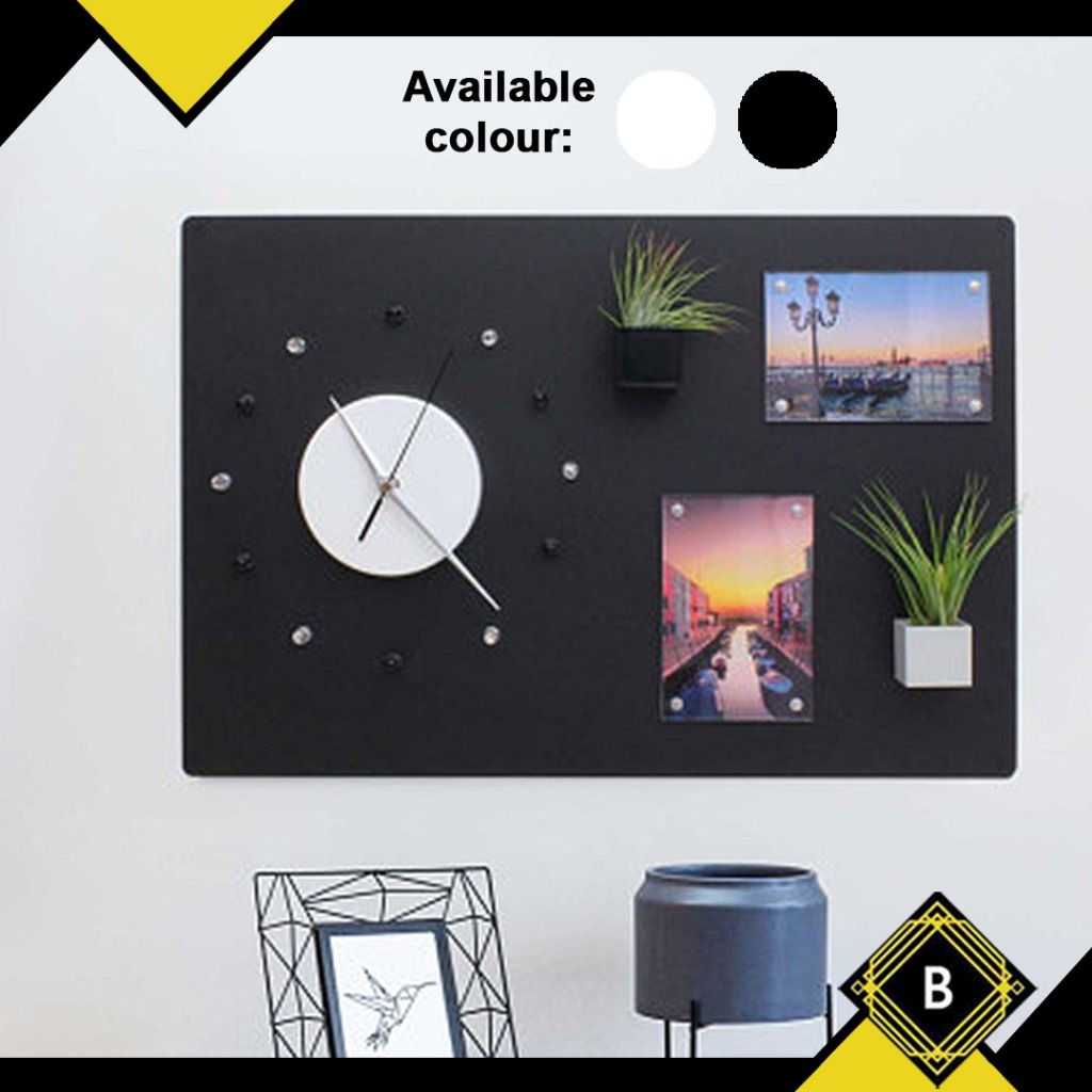 🏠 MEMO BOARD WITH MAGNET 40X60CM PAPAN MEMO MAGNETIC BOARD NOTES BOARD ...