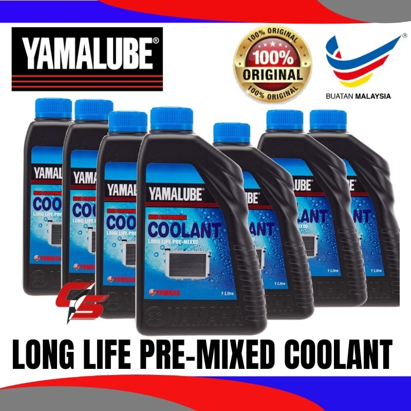 YAMALUBE MALAYSIA ORIGINAL COOLANT 1 LITER LONG LIFE PRE-MIXED YAMAHA ...