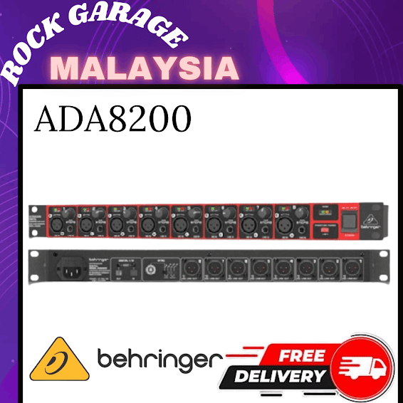 Behringer ADA8200 Microphone Preamp ( ADA-8200 / ADA 8200 ) | Shopee ...