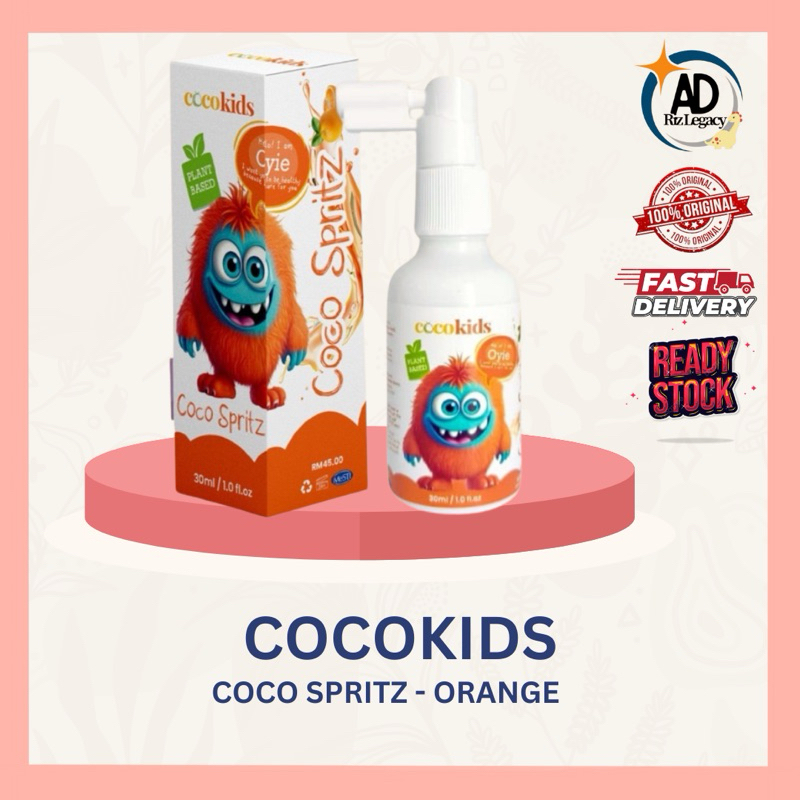 Coco Kids Coco Spritz Flavour Orange Batuk Kahak Anak | Shopee Malaysia
