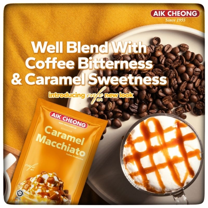 AIK CHEONG Caramel Macchiato Drink (25g x 1 Sachet) | Shopee Malaysia