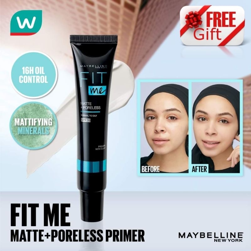 MAYBELLINE Fit Me Matte + Poreless Primer SPF20 (30ml) | Shopee Malaysia