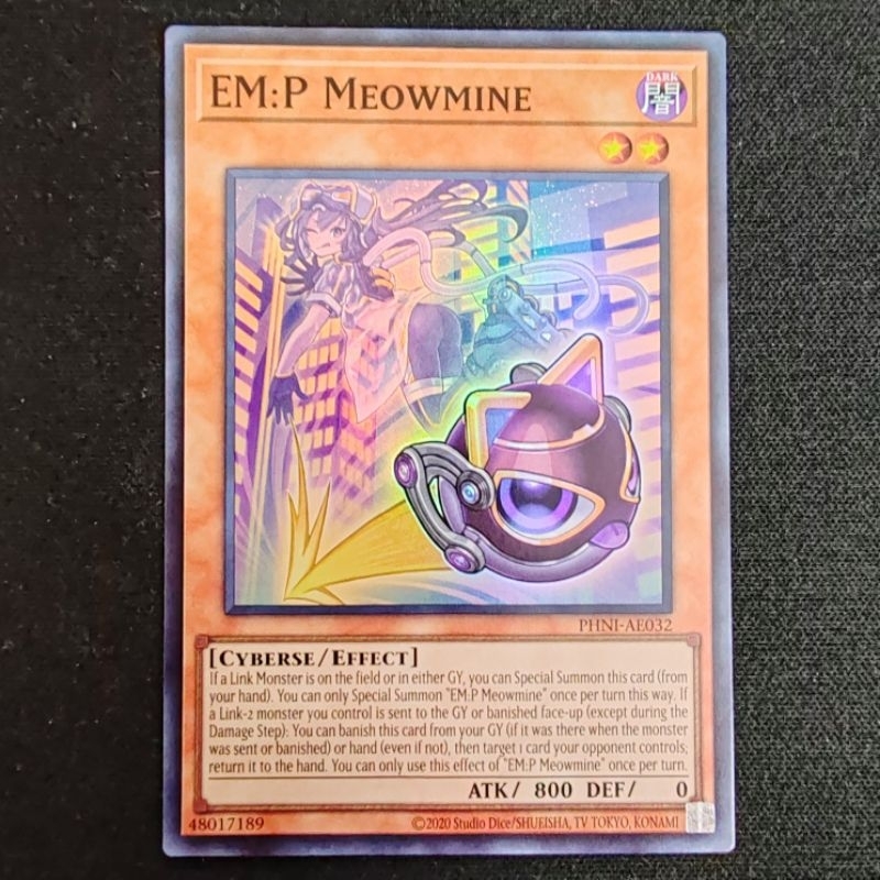YUGIOH PHNI-AE032 EM:P Meowmine[SR] | Shopee Malaysia