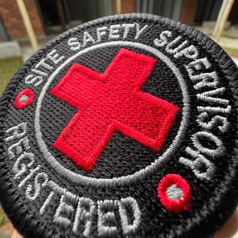 Site Safety Supervisor Registered Embroidered patch | Shopee Malaysia
