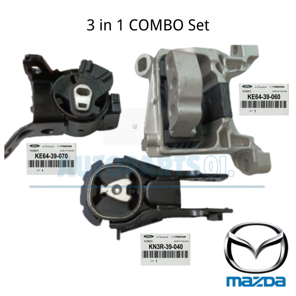 Mazda OEM Engine Mounting Set (Diesel) for Mazda CX5 2.2 L DSL | Shopee ...