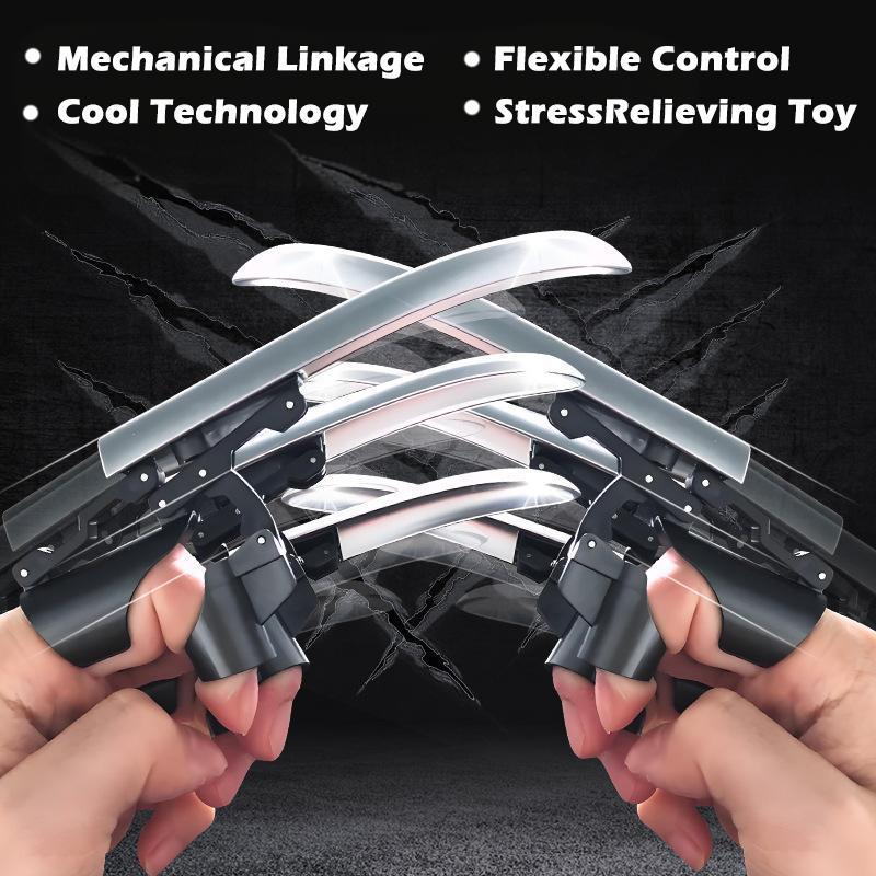 Wolverine Claw Finger Retractable Claw Mechanical Finger Control ...