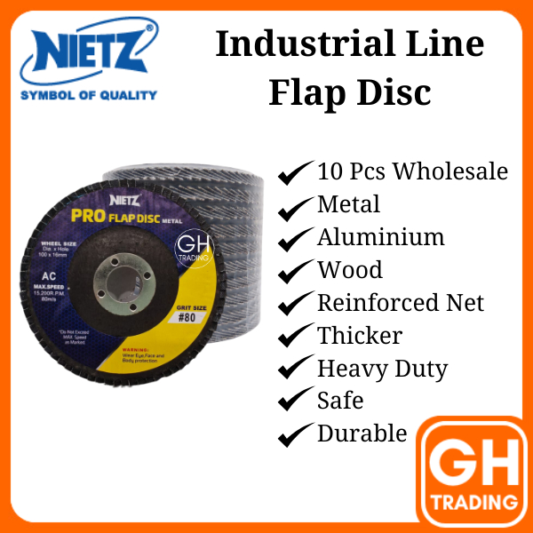 NIETZ SOBAR Flap Disc 4 inch Polishing Disc Sand Disk Flap Wheel 1 ...