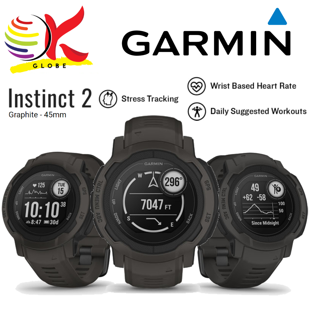 GARMIN INSTINCT 2 45MM SMART WATCH WITH UP TO 28 DAYS OF BATTERY LIFE ...