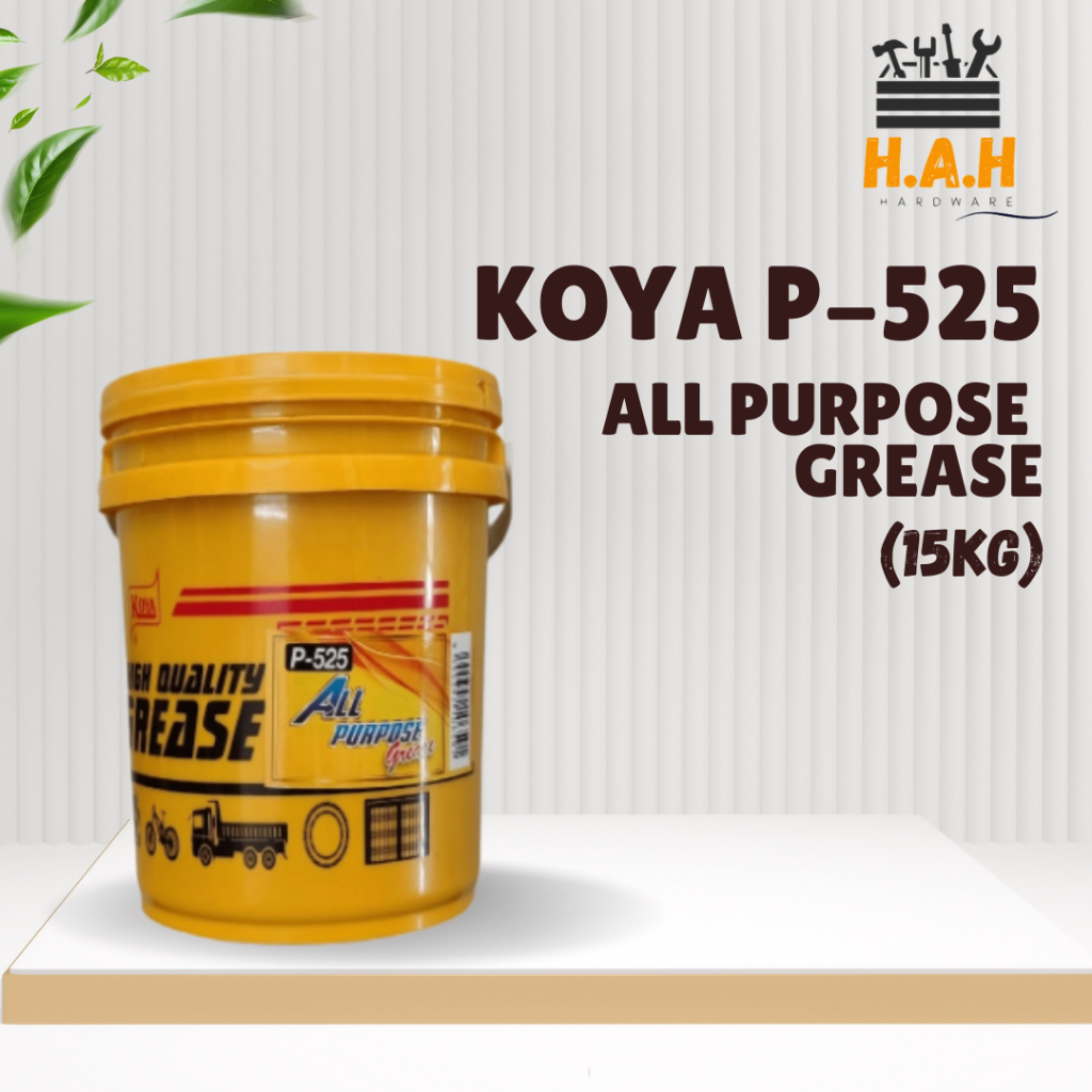[15KG] KOYA P-525 ALL PURPOSE GREASE HEAVY GREASE MINYAK GREASE SERBAGUNA MINYAK PELINCIR 润滑脂 牛油 ...
