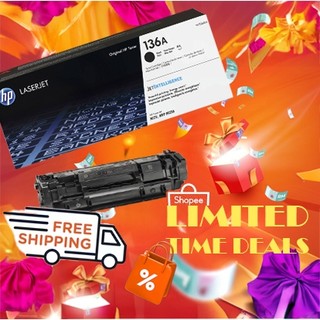HP 136A Black Original LaserJet Toner Cartridge - W1360A for HP ...
