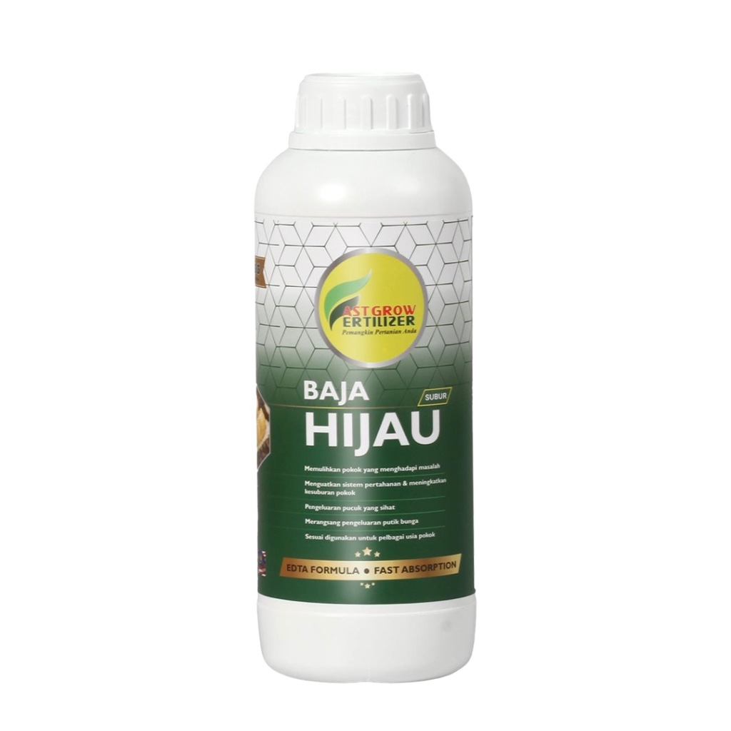 Baja Foliar Hijau FastGrow Fertilizer 1liter (sembur) | Shopee Malaysia