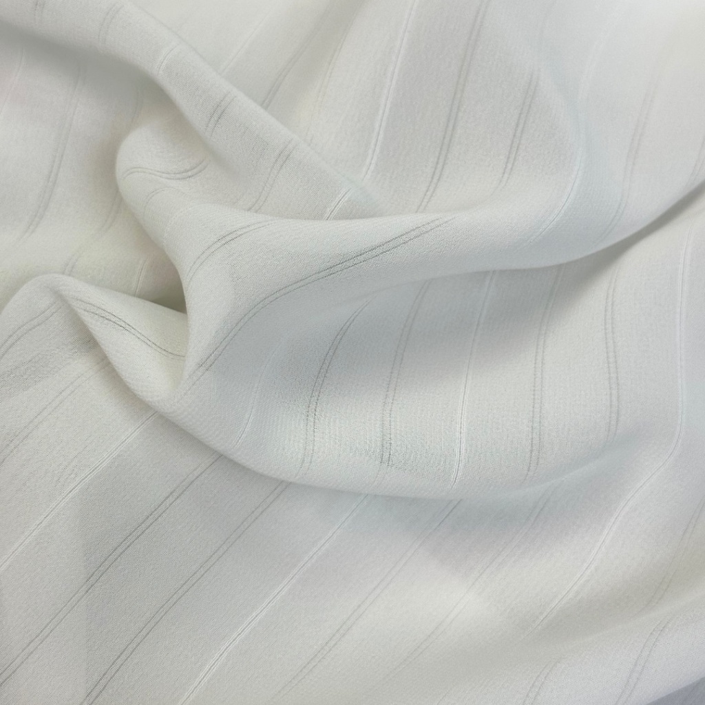 Kain Chiffon Corak Jalur Kain Chiffon Printed Bidang 45" Kain Chiffon ...