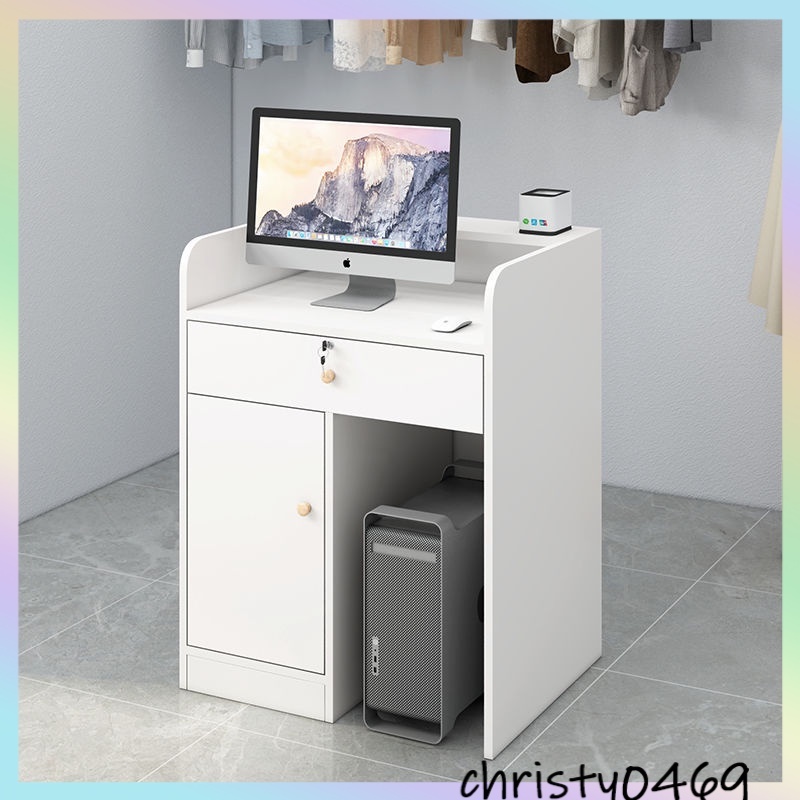 Simple small store reception counter simple cashier counter bar table ...