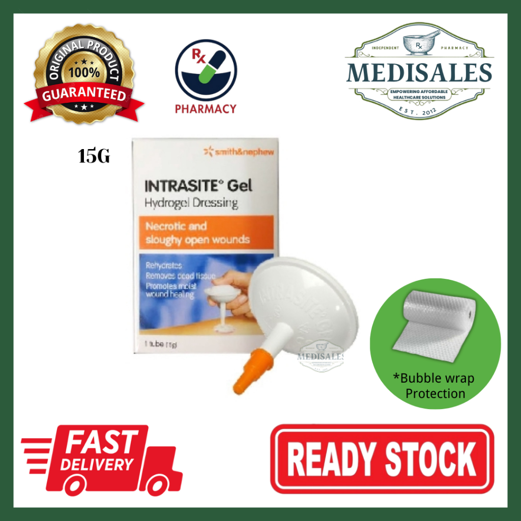SMITH & NEPHEW INTRASITE GEL HYDROGEL DRESSING 15G (EXP 04/2027 ...