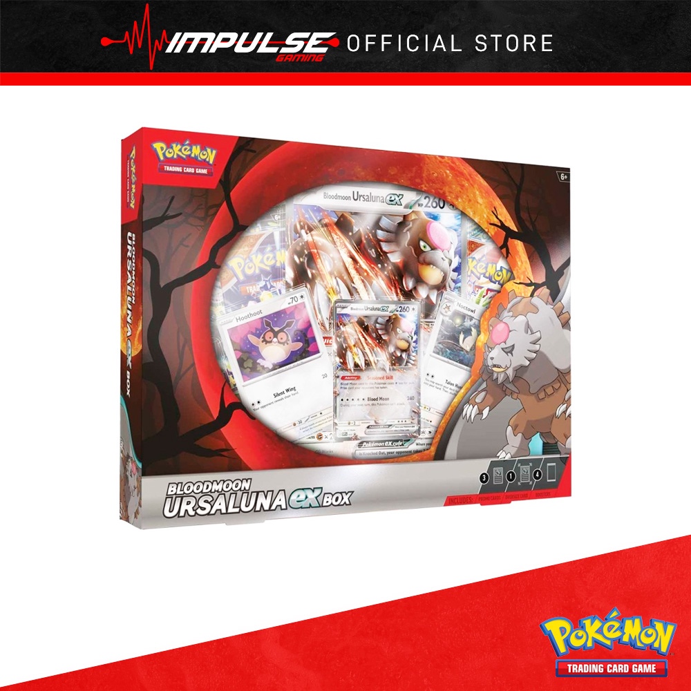 Pokemon TCG [ENGLISH VERSION] Bloodmoon Ursaluna EX Box / Cyclizar EX ...
