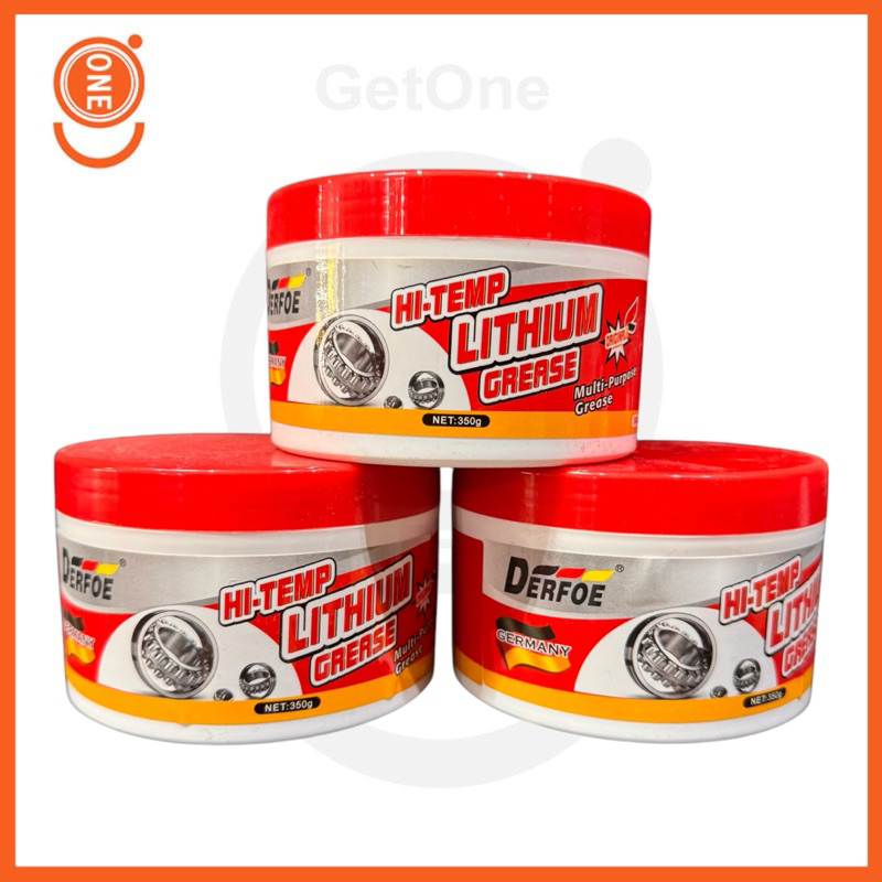 Derfoe Hi-temp Lithium Grease 350g Multipurpose grease Minyak Grease ...