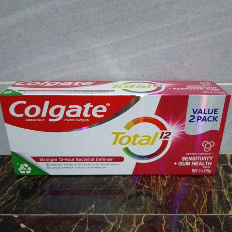 Colgate total12 sensitivity+Gum Health 2x110g | Shopee Malaysia