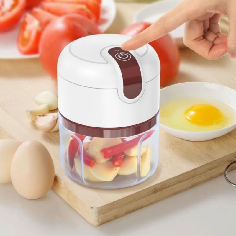 Mini Blender Garlic Chopper Electric Food Chopper Portable Blender Food ...