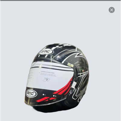 HELMET ARC RITZ FLASH YELLOW / RED / BLACK / GREEN OPEN FACE (100% Full ...