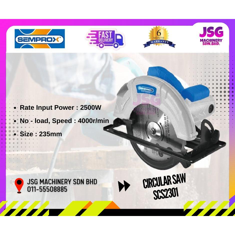 SEMPROX SCS2301 9" Circular Saw 2500w | Shopee Malaysia