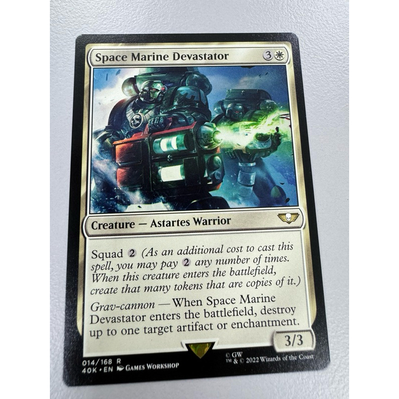 Mtg Card - Space Marine devastator | Shopee Malaysia