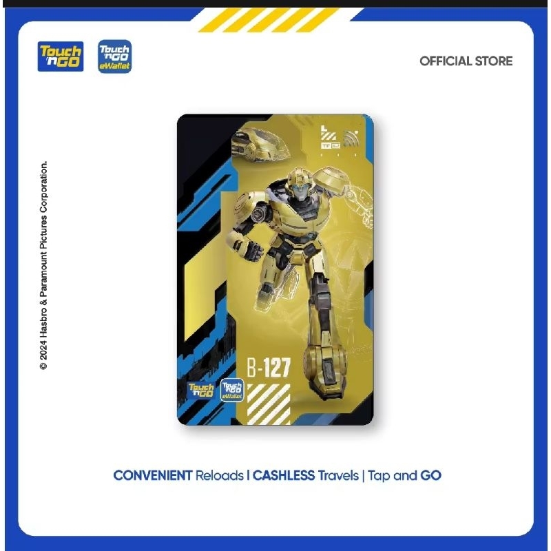 Touch ‘n Go x TRANSFORMERS ONE Limited Edition Card (Bumblebee ...