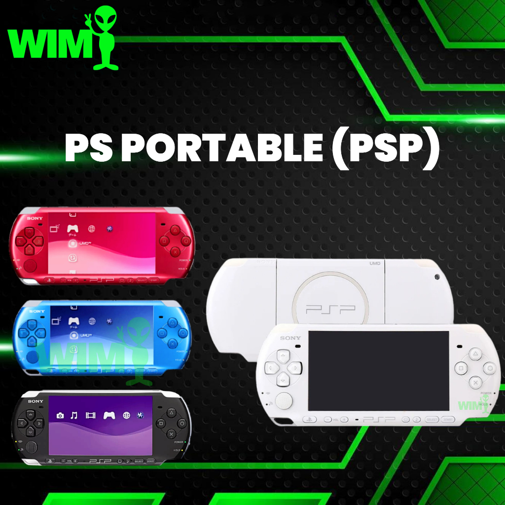 Sony PSP 3000 Pre-installed 800 Games + Charger + Screen Protector ...