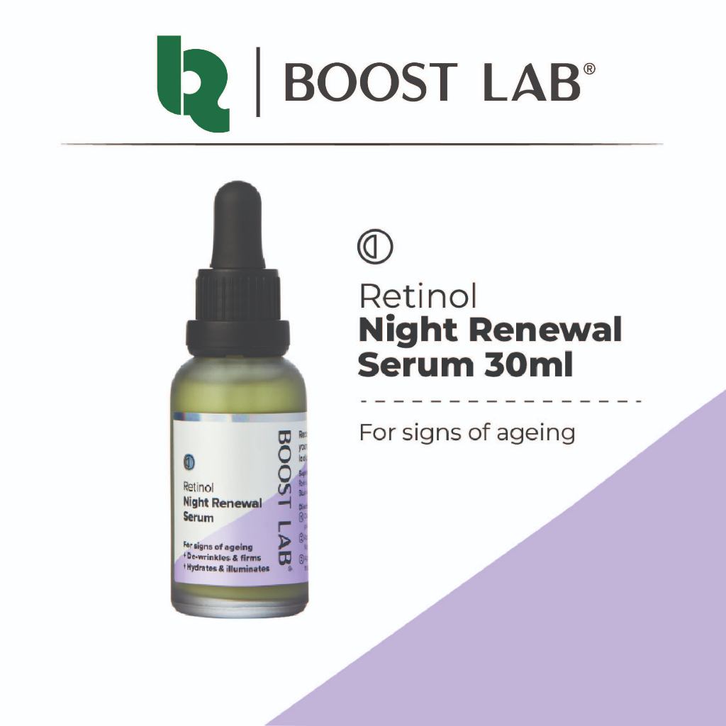 Boost Lab Retinol Night Renewal Serum (30ml) | Shopee Malaysia