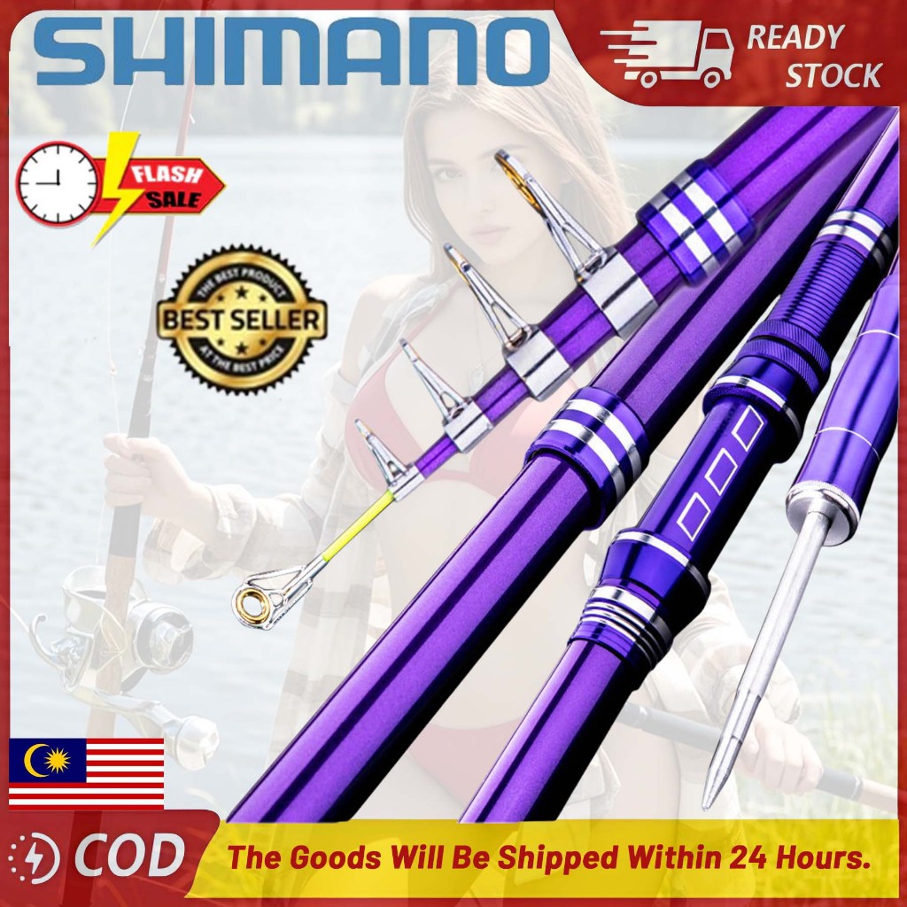Fishing Rod Rod Udang Galah Telescopic Rod Joran Udang Batang Pancing ...