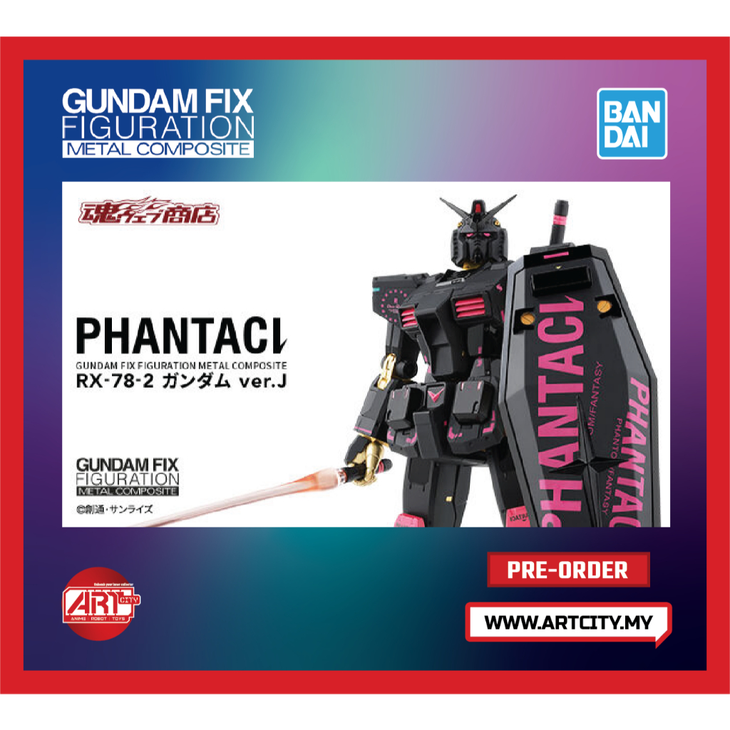 Bandai Gundam Fix Figuration Metal Composite - GFFMC Phantaci RX-78-2 Gundam - Ver. J - 1/100 ...